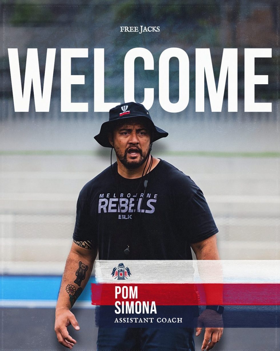 New England Free Jacks announce 2024 assistant coach, Pom Simona - New ...