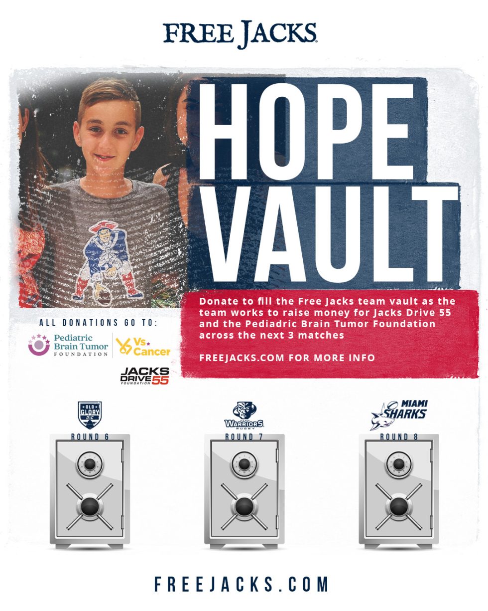 New England Free Jacks Launch ‘Hope Vault’ to Support Pediatric Brain ...